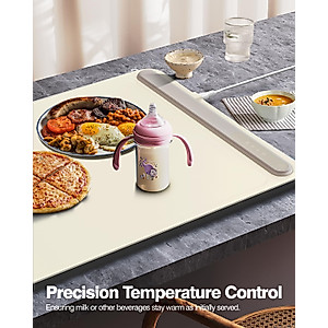 iTRUSOU Electric Warming Tray - Full Surface Heating,Rollable & Portable,Premium Silicone Nano-Material,3 Temperature Settings,Auto Shut-Off -Versatile Food Warmer for Gatherings,Parties,Everyday Use