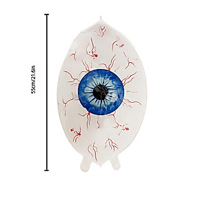 Giant Inflatable 4D Eye Balls, Halloween Decorations, Scary Tree Ornaments, 2 Pack, Blue