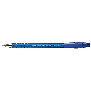 Paper Mate 9560131 Flexgrip Ultra Retractable Ballpoint Pens, Fine Point, Blue Ink, 12-Pack