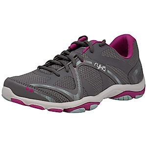 Ryka Women's Influence Frost Grey/Rose/Pale Aqua Training Shoe 6 W US