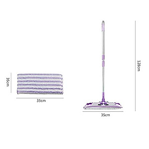 Mop Microfiber Floor Spray Mops Water Spraying Cleaner for House Kitchen Washable Wet Mop Pads and Dust