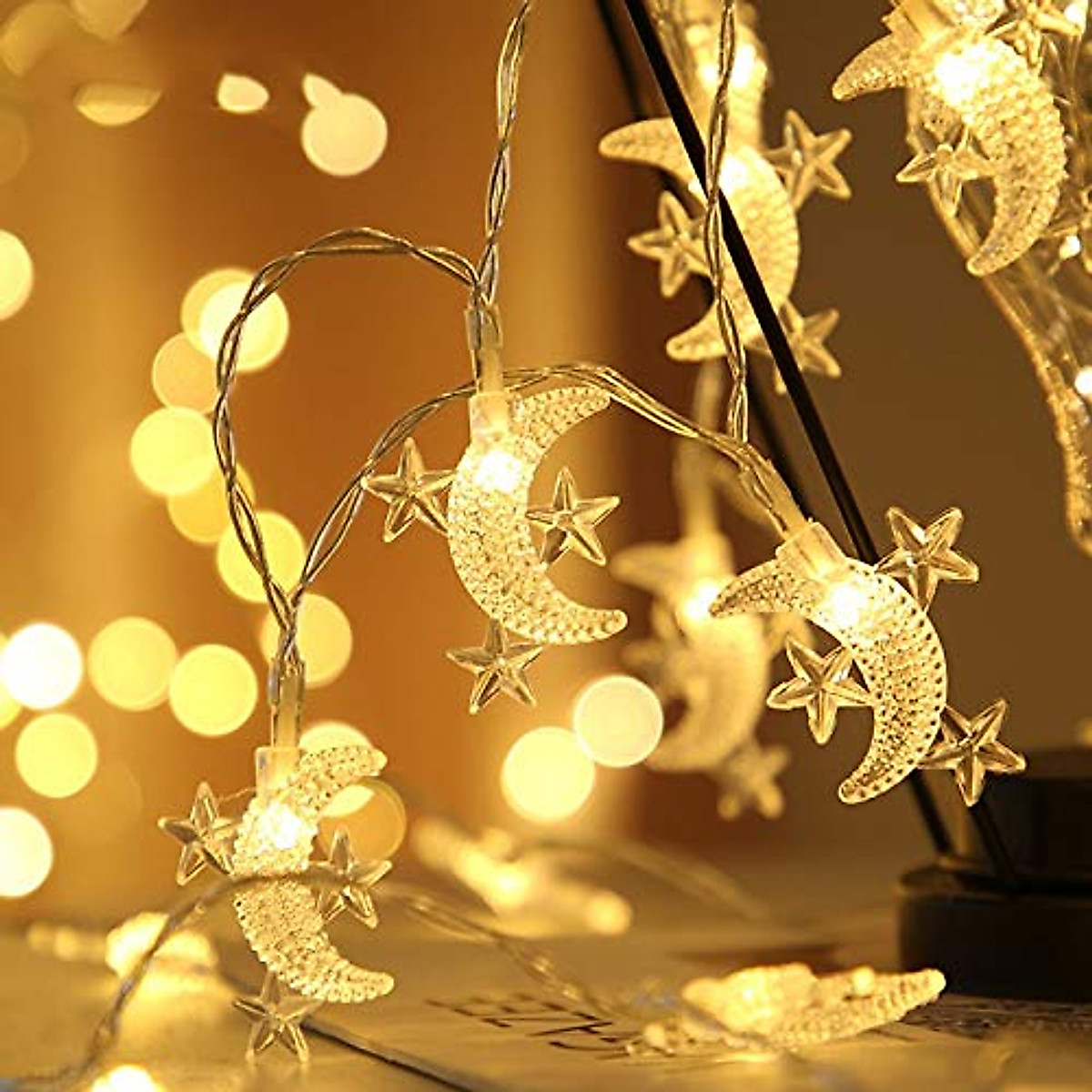 xiji Lamp String, LED Light String, 3Pcs 10LED Romantic and Relaxing for Home Decoration, Garden Lighting Indoor and Outdoor