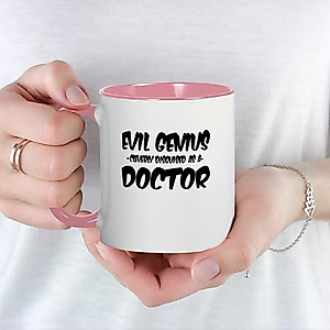 CafePress Evil Genius Cleverly Disguised As A Doctor Mug Ceramic Coffee Mug, Tea Cup 11 oz