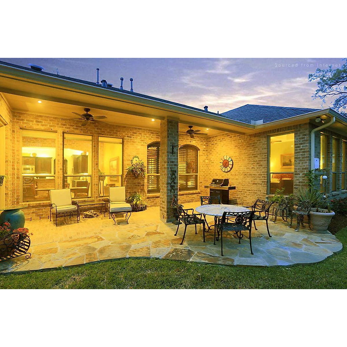 TORCHSTAR LED A19 Yellow Bulbs, 8W (40W Equivalent) Light Bulb, E26/E27 Base, Outdoor Bug Free Lights for Porch, Patio, Backyard, Entry Way, Pack of 6