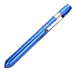 ZJchao LED Penlight Professional Portable Diagnostic Lamp Clinical Pen Ophthalmic Examination Pupil Check Pen Light for Doctor Nurse(Blue)