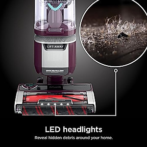 Shark LA702 Rotator Pet Lift-Away ADV Upright Vacuum with DuoClean PowerFins HairPro & Odor Neutralizer Technology, Wine Purple