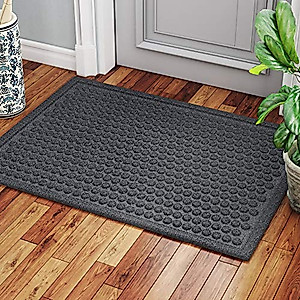 Bestcustom Definitely Not A Trap Door Indoor and Outdoor Doormat Warm House Gift Welcome Mat for Friend Men Women Funny Gift Birthday Gift (Indoor & Outdoor 24x16)