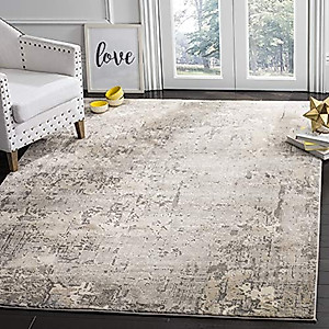 Safavieh Meadow Collection 8' x 10' Grey MDW178F Modern Abstract Area Rug