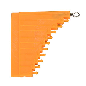 VGEBY Hair Gauge for Carp, ABS Carp Fishing Hair Gauge Carp Fishing Hair Gauge Accessories Hair Rig Measurement Tool Feeder Mini Sub Wire Binding Device Hook Tool Tackle