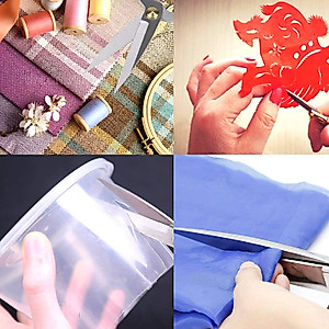 BIHRTC 6.3 Inch Sewing Scissors Small Embroidery Scissors Stainless Steel Auspicious Clouds Scissors Shears Fabric Scissors DIY Tool for Sewing Office Craft Needlework Art Work Rainbow Scissors