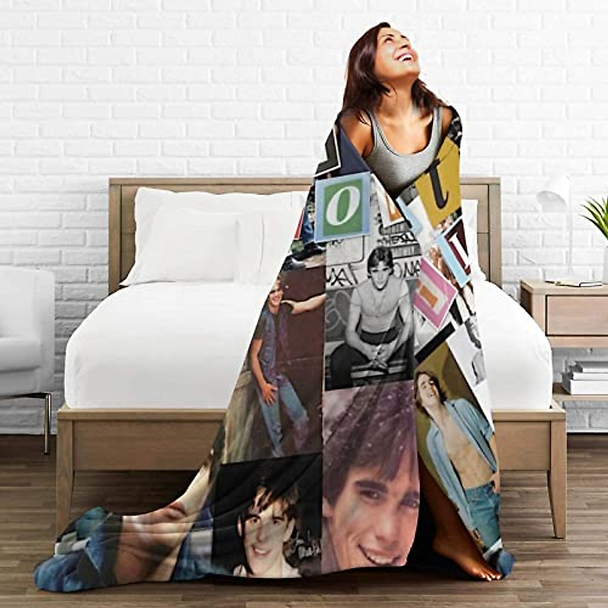 DAIHANLE Matt Dillon Blankets Soft and Warm Throw Blanket Ultra-Soft Micro Blanket Lightweight Blankets 80"x60"