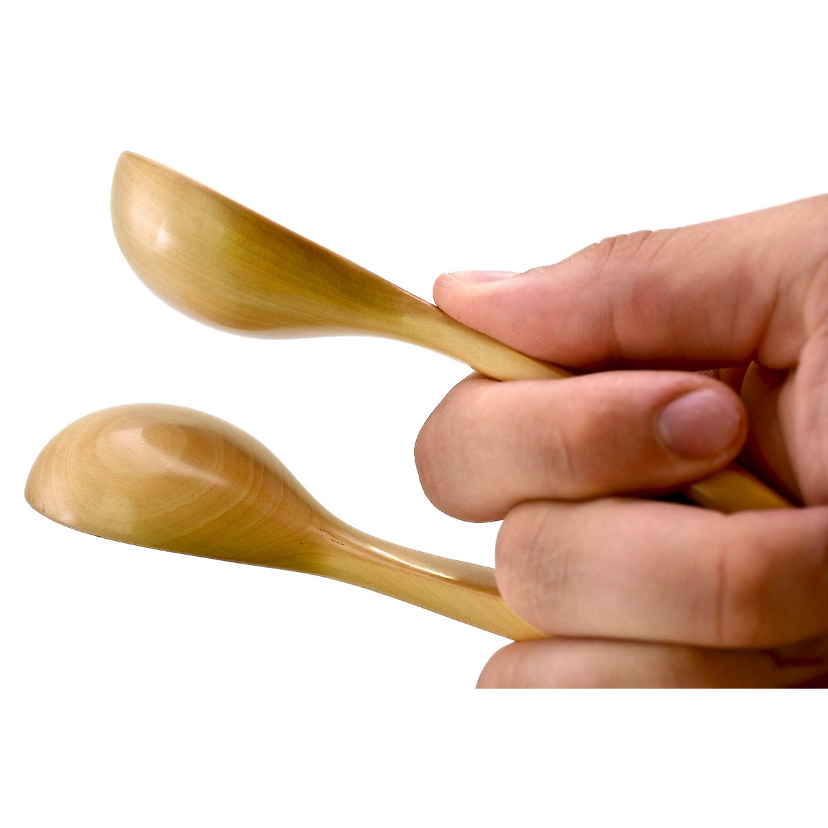 Pea Patch Boxwood Musical Spoons (Gumbo Style), Short - w/free instruction booklet