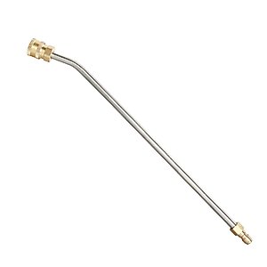 Sooprinse Washer Extension Gutter Cleaner Attachment Accessory,High Pressure Washer Gutter Rod for Lance/Wand 1/4 Inch Quick Connect,30 Degrees Curved Rod,14 inch