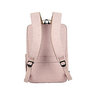 Nordace - Smart Backpack Siena 19L-volt laptop compartment USB connection water-resistant weight: 0.88 kg luggage strap security pocket water bottle slim design, pink