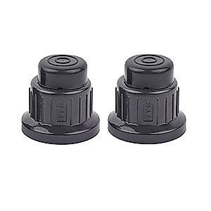AA Battery Push Button Ignitor Caps, 2Pcs Igniter Replacement Caps with Springs for Gas Fire Pit, BBQ, Grill, Barbecue Spark Generator, With 0.866inch (22mm) mounting thread