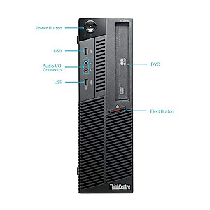 Lenovo ThinkCentre M90p Desktop PC - Intel Core i5-650 3.2GHz 8GB 2TB Hard Drive DVDRW Windows 10 Professional (Renewed)