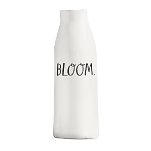 Rae Dunn by Magenta Stem Print Bloom Vase - Stoneware - 10 Inches High
