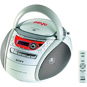 Sony CFD-E90 CD Radio Cassette Recorder (White)
