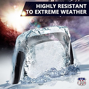 PIT66 Fender Flares,Compatible with 2004-2008 Ford F150(NOT For Heritage), Rugged Black Pocket Riveted Textured Style Wheel Flares Set, 4 Pcs