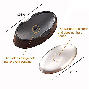 5 Packs Stainless Steel Bar Soap, Metal Soap Bar Odor Removing Bar, Remove Odor of Onion, Garlic and Fish