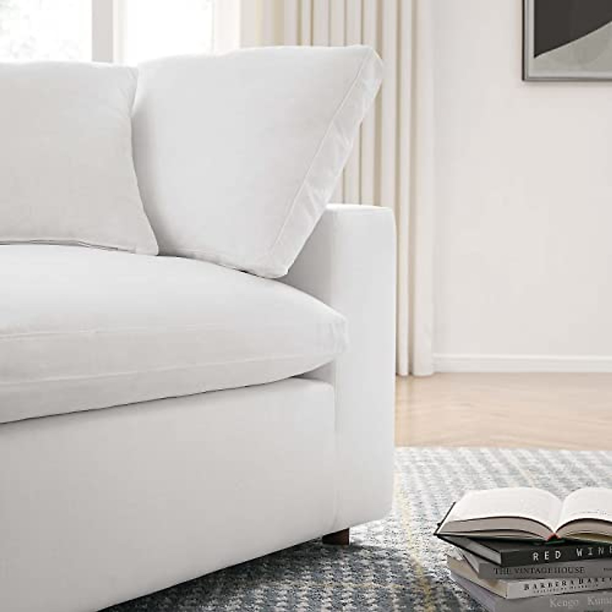 Modway Commix Down-Filled Overstuffed Upholstered 3-Seater Sofa