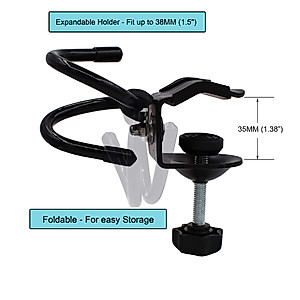 YYST Steam Iron Cord Holder Cord Minder with Universal Clip Black