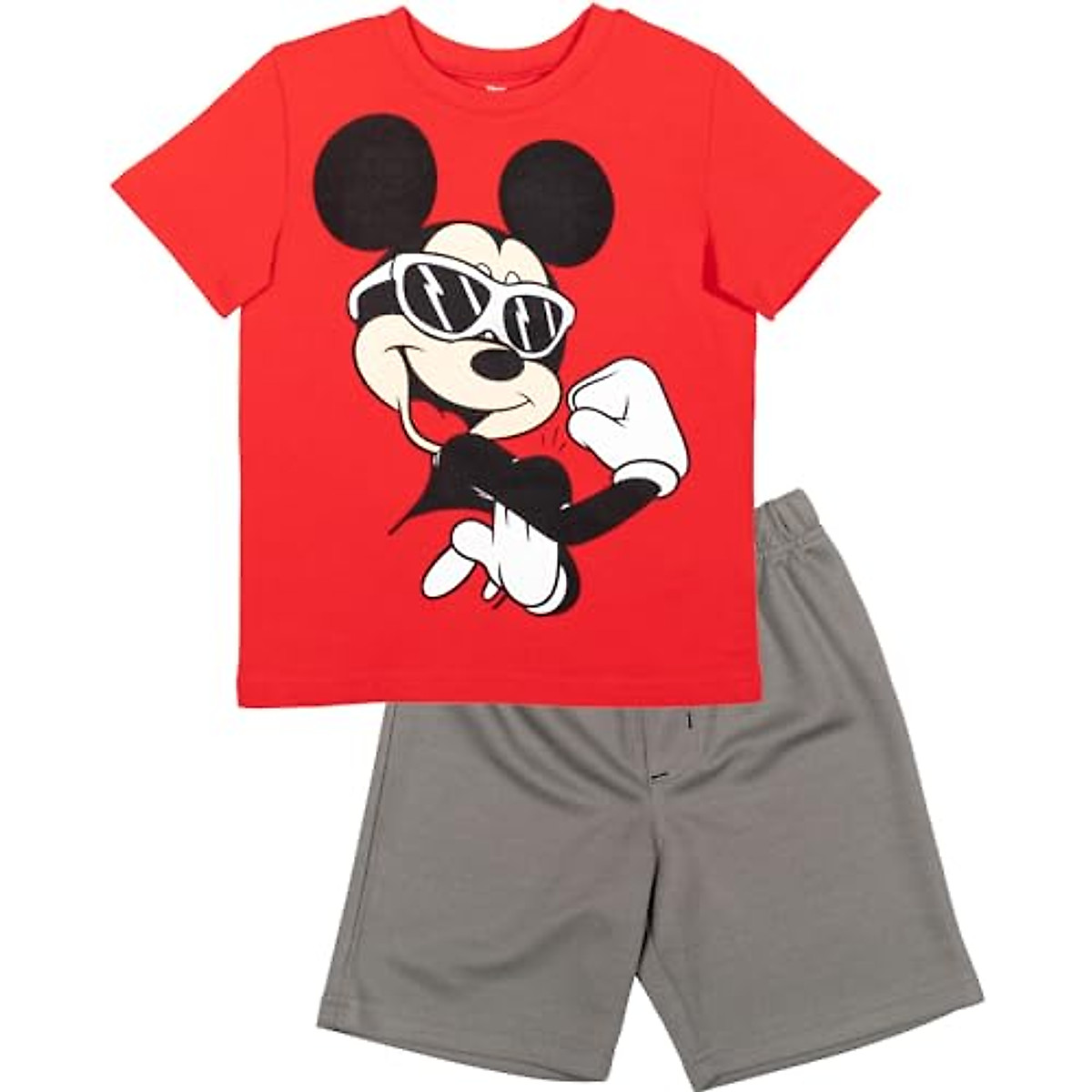 Disney Mickey Mouse Infant Baby Boys 4 Piece Tank Top T-Shirt Athletic Shorts Set 18 Months
