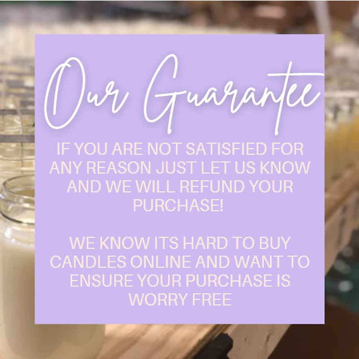 Nika's Home Lilac Soy Candle 12oz Mason Jar Non-Toxic White Soy Candle-Hand Poured Candle- Handmade, Long Burning 50-60 Hours Highly Scented All Natural, Clean Burning Large Candle Gift Décor