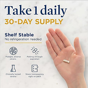 Renew Life Women's Probiotic Capsules, Supports pH Balance for Women, Vaginal, Urinary, Digestive and Immune Health, L. Rhamnosus GG, Dairy, Soy and Gluten-Free, 25 Billion CFU - 30 Ct