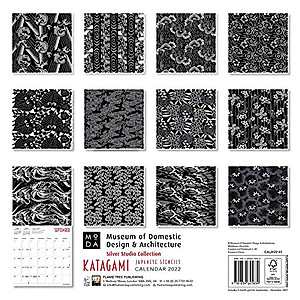 MoDA Japanese Stencils: Katagami Wall Calendar 2022 (Art Calendar)