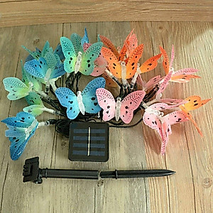 LIUPENGWEI Solar Fairy Lights 8 Lighting Mode String Lights Garden Lights Indoor/Outdoor Wterproof IP65 String Lights for Garden Patio Yard Home Christmas Parties Wedding Garden Ghost Light