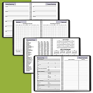 2021 Monthly Planner by AT-A-GLANCE, 7" x 8-3/4", Medium, DayMinder, Black (G4000021)