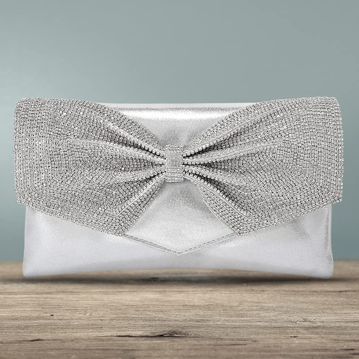 Aheli Indian Clutch Purses for Women Wedding Handmade Evening Handbags Party Bridal Clutch (C09S)