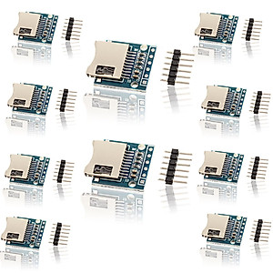 10pcs Micro SD SDHC TF Card Adapter Reader Module with SPI Interface Level Conversion Chip Compatible for Arduino Raspberry PI