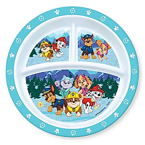 Playtex Baby PAW Patrol, Separated Toddler Feeding Plate - Teal, 3 Count