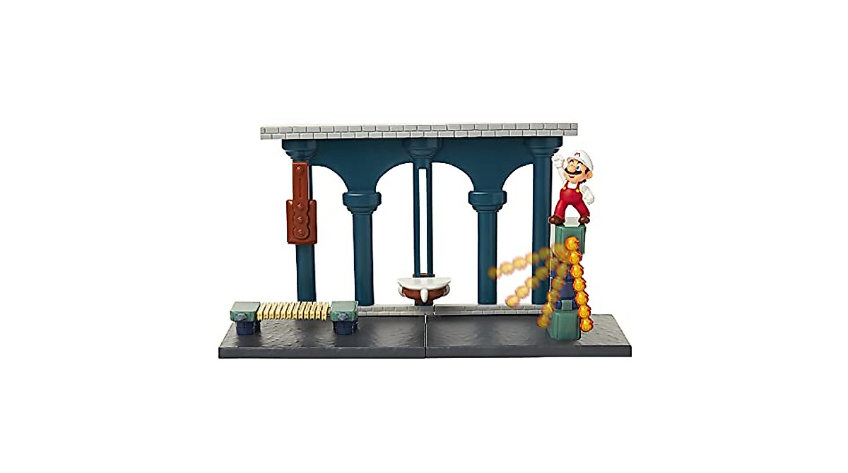 Super Mario Lava Castle Play Set | Fire Mario Figure & Fun