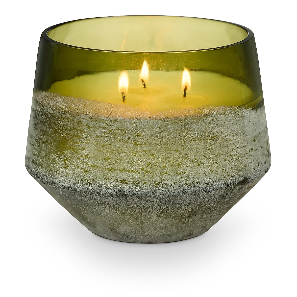 ILLUME Large Baltic Glass Candle, Balsam & Cedar