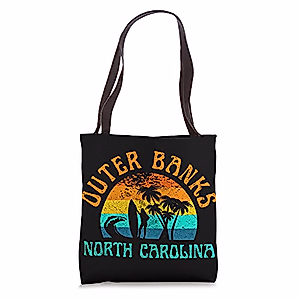Outer Banks North Carolina Surf Beach Surfer OBX NC Girls Tote Bag