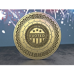 Antsy Labs IRLA, In Real Life Achievements Challenge Coin, Collectible Coins for Self Motivation, Metal Commemorative Token to Gamify Your Life & Celebrate Goals, I Voted-2020 Elections