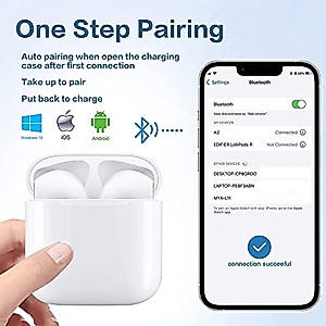 Wireless Earbuds,Bluetooth 5.0 Noise Cancelling Earbuds, 30H Playtime, Hi-Fi Stereo Audio Earbuds with Mics, IPX5 Waterproof, Touch Control, Type-C Quick Charging Case