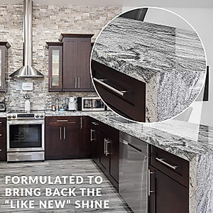 HOPE'S Perfect Countertop Cleaner and Polish 22-Ounce, Streak-Free Multi-Surface Cleaning Spray, Safe on Stone, Laminate, CORIAN, Granite, Quartz, Marble, Pack of 2