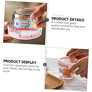 FELTECHELECTR Sealed Glass Box Containers Kitchen Storage Practical Container Durable Container Baby Food Airtight Storage Container Seal Food Container Sealed Food Case Small