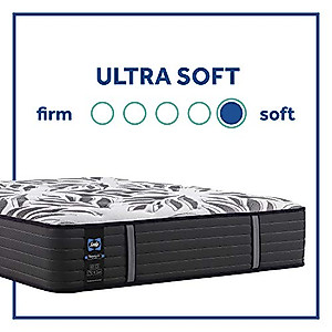 Sealy Posturepedic Plus, Tight Top 15 Plush Ultra Soft Mattress with Surface-Guard and 5-Inch Foundation, Queen, Grey