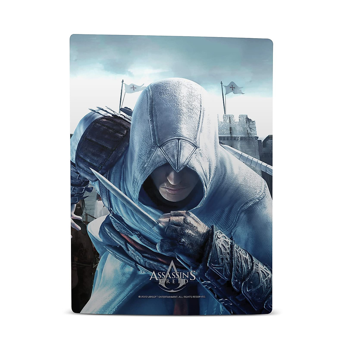 Head Case Designs Officially Licensed Assassin's Creed Key Art Altaïr Graphics Matte Vinyl Faceplate Sticker Gaming Skin Decal Cover Compatible With Sony PlayStation 5 PS5 Digital Edition Console