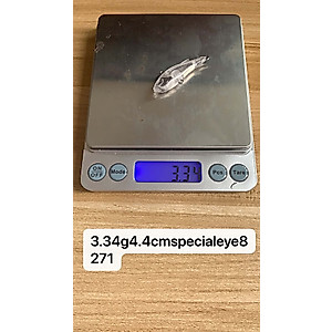 10PCS Unpainted Fishing Lure Blanks 3.34g 4.4cm with Special Eye Crankbait Baits Simulation Blank Body Clear Hard Baits Trout Salmon Minnow Lure Popper Lures Topwater Freshwater 8271