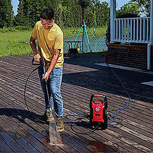 POWERWORKS Electric Pressure Washer,1700 PSI 1.2 GPM Power Washers,13-Amp Pressure Washers with 20ft High Pressure Hose and 3 Nozzles for Car Garden Cleaning (PWMA Certified)