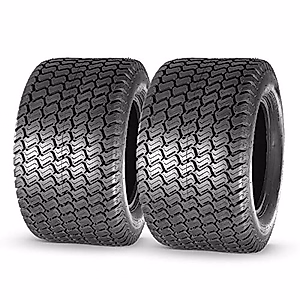 MaxAuto 24x12.00-12 Turf Lawn Mower Golf Cart Tractor Tires 4Ply P332 Tubeless, Set of 2