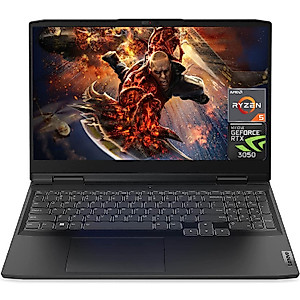 Lenovo 2023 Newest IdeaPad Gaming 3 Laptop, 15.6" FHD Display, AMD Ryzen 5 6600H Processor(up to 4.5GHz, 6 cores), NVIDIA GeForce RTX 3050, 8GB RAM, 256GB SSD, Wi-Fi 6, Bluetooth, Windows 11 Home