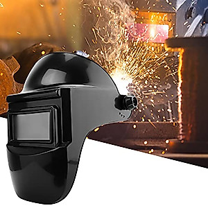 Welding Helmet Solar Auto Darkening Flat Flip Welding Half Helmet Grinding Welder Shield UV Infrared Protection for ARC MMA MAG TIG Plasma Cutting.