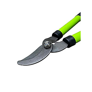 Garden Guru Bypass Loppers Tree Trimmer Clipper – Compact 15 inch High Carbon Steel Blade Gardening Loppers Pruning Shear - Comfort Grip Handles – Heavy Duty Branch Cutter – Cut Thick Branches w Ease